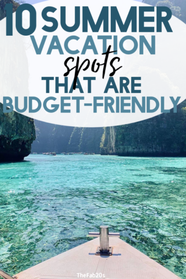 10 Summer Vacations Spots That Are Surprisingly Cheap - TheFab20s