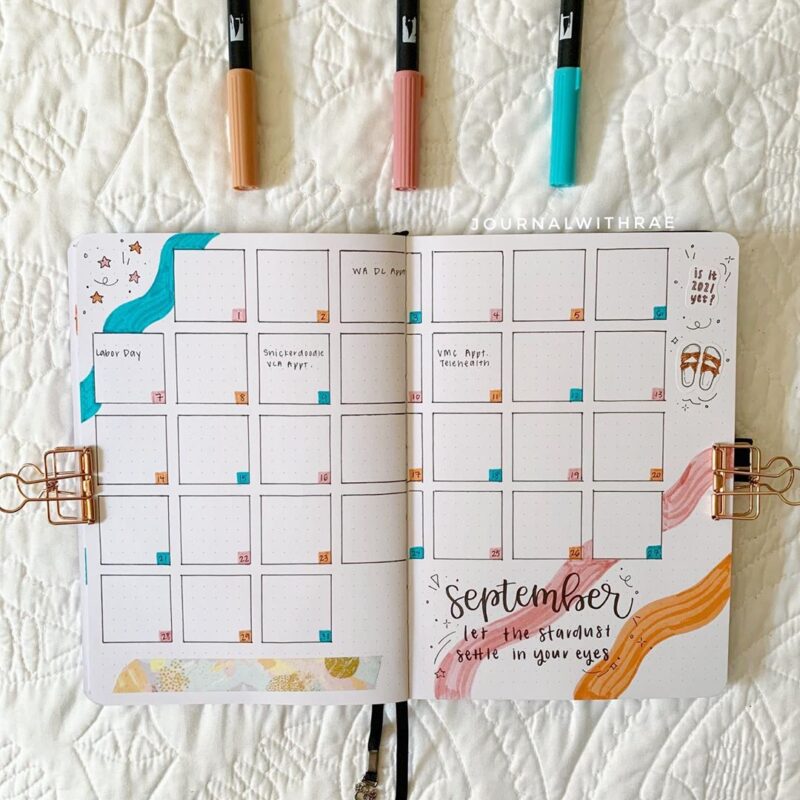 September BuJo 2 - TheFab20s