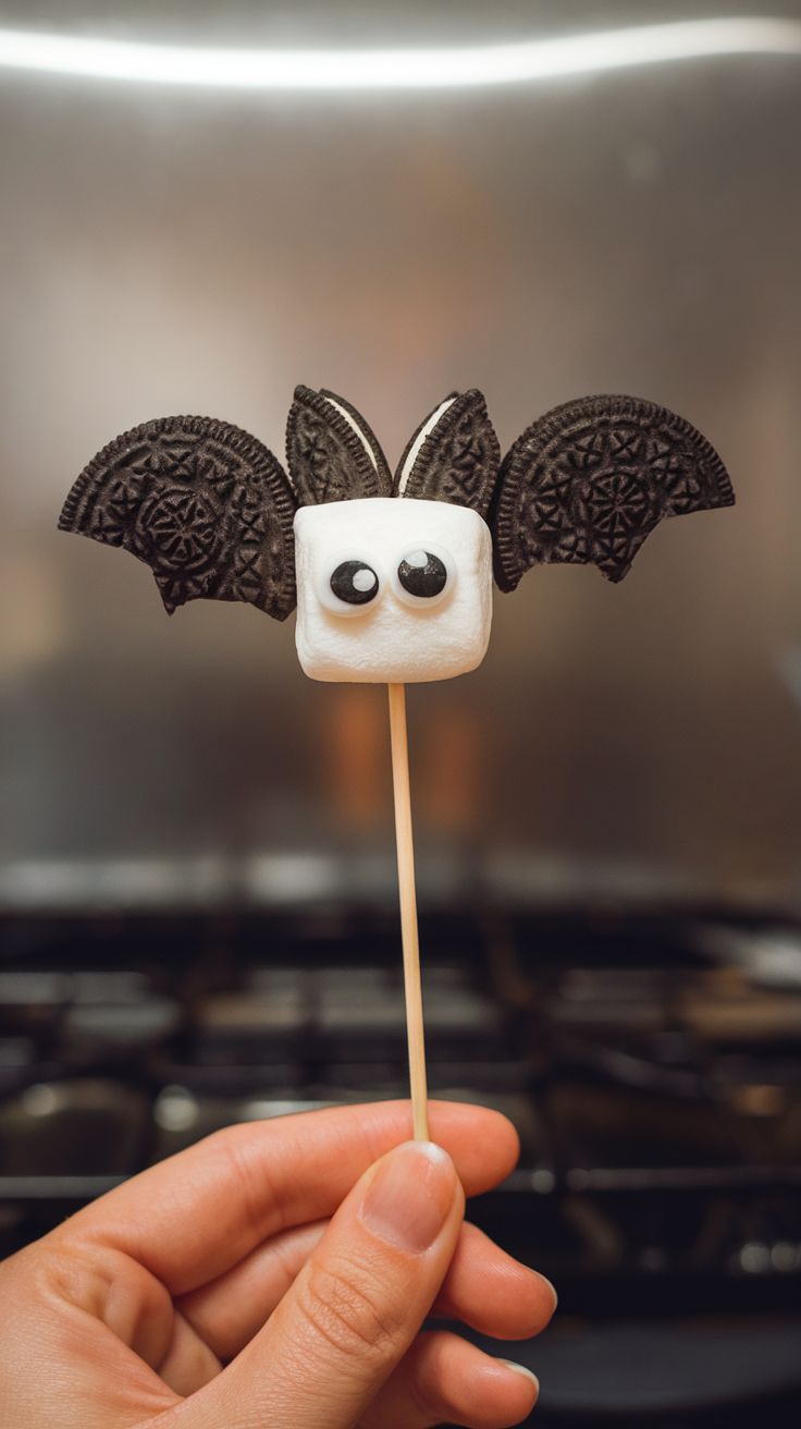 DIY Marshmallow Bats: The Perfect Sweet for Your Halloween Bash - TheFab20s